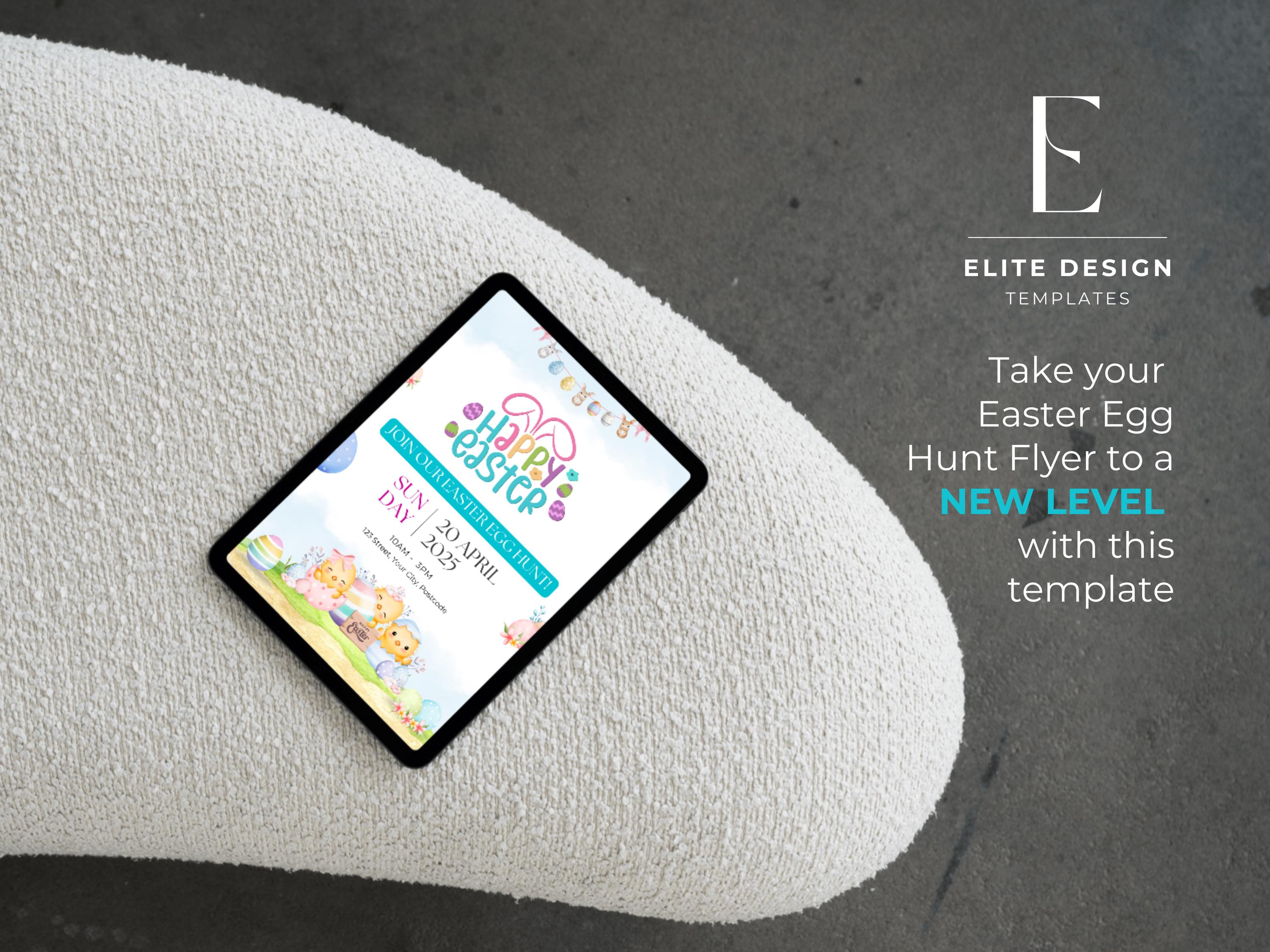 Easter Egg Hunt Flyer Easter Sunday Event Fun Kids Flyer Company Easter ...