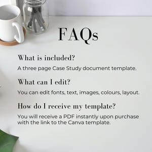 Case Study Template Modern Professional Canva Editable Customisable ...