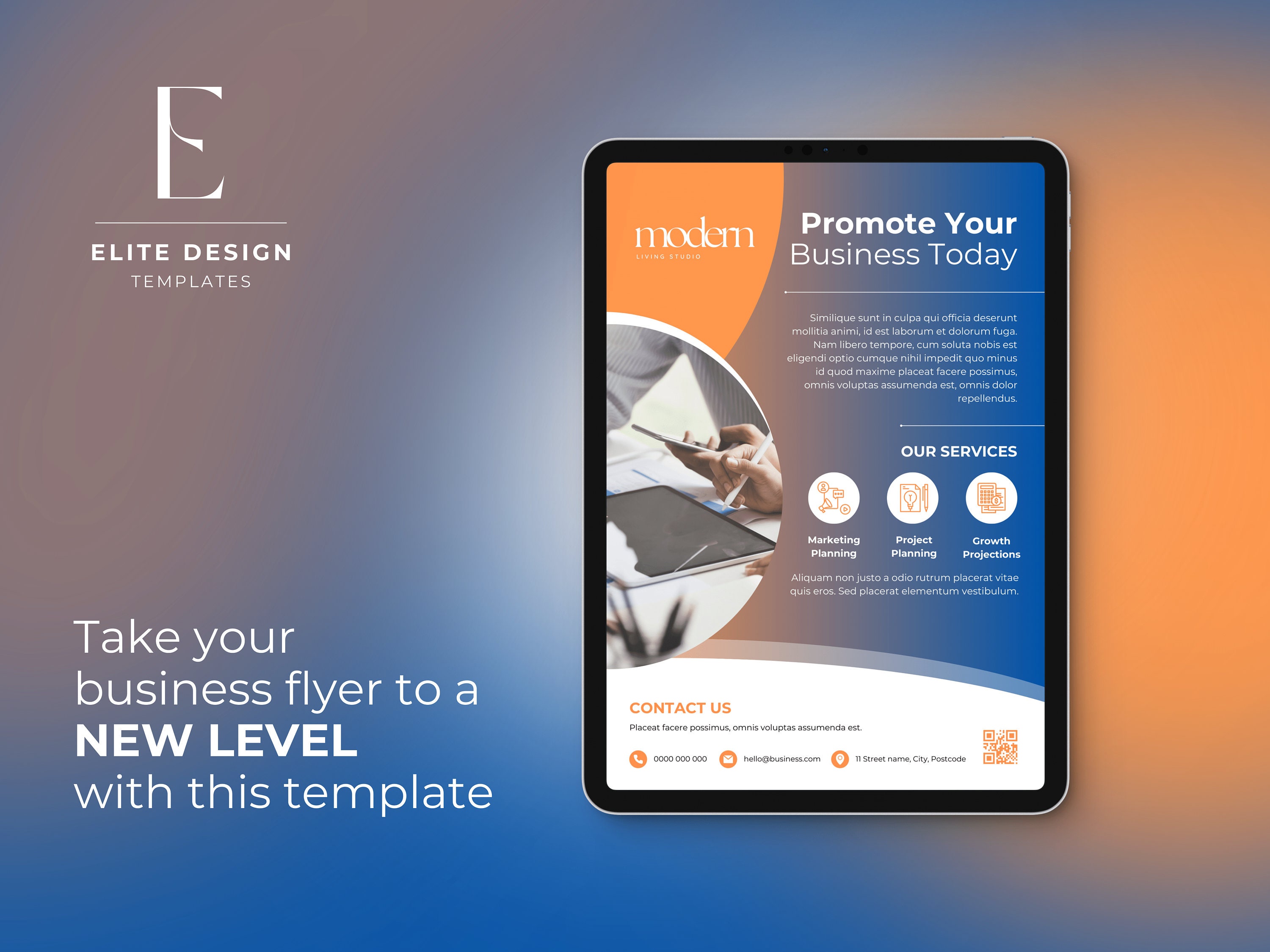 Marketing Flyer Template Promotional Flyer About Us Flyer Services ...