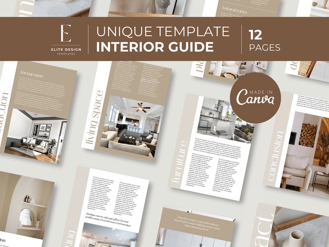 Interior Design Document Template Architect Document Template for ...