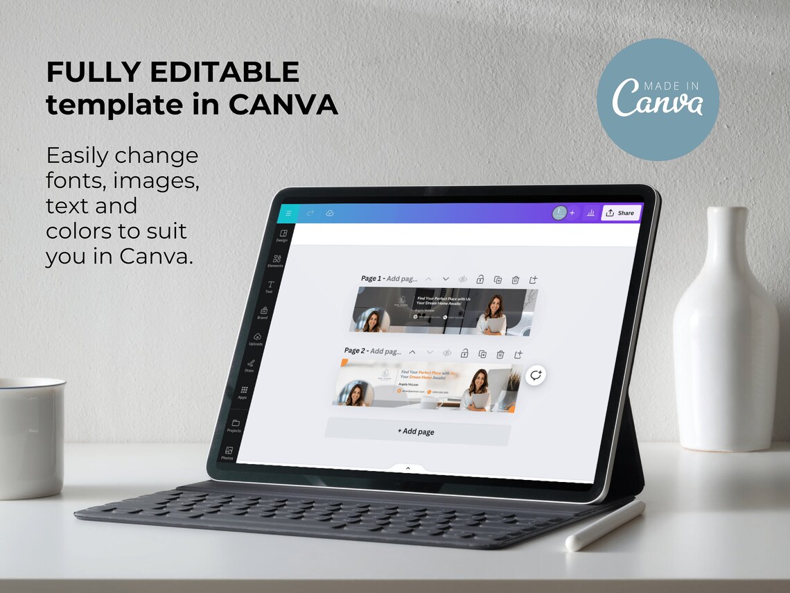 Modern Linkedin Banner Template Unique Canva Template Professional ...