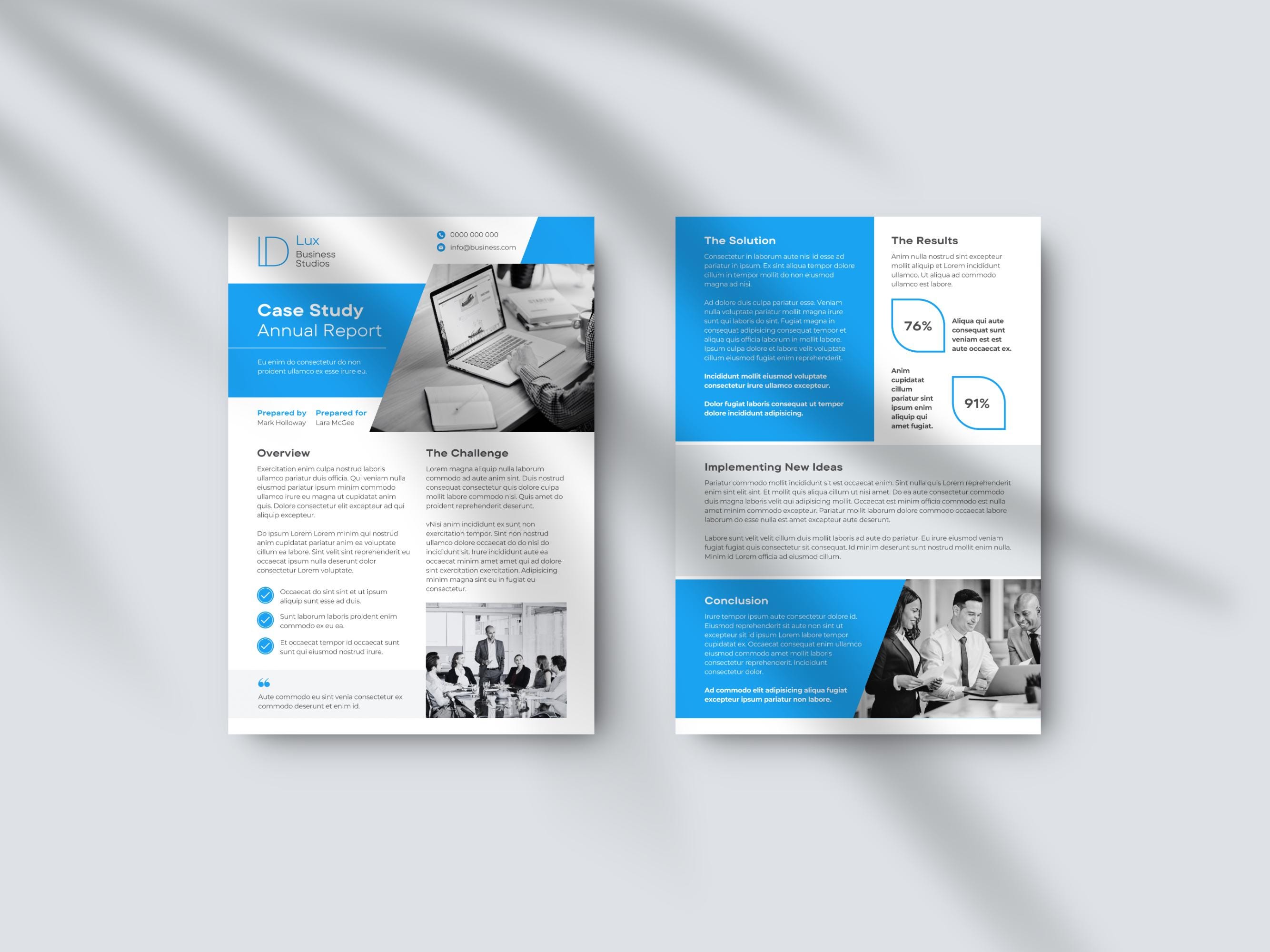 Case Study Design Template Canva Modern Case Study Flyer Template ...