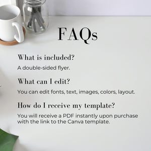 Modern Flyer Template Business Flyer Canva Flyer Template Services ...