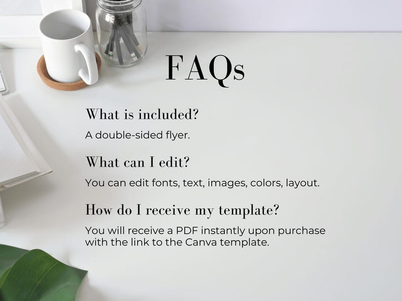 Modern Flyer Template Business Flyer Canva Flyer Template Services ...