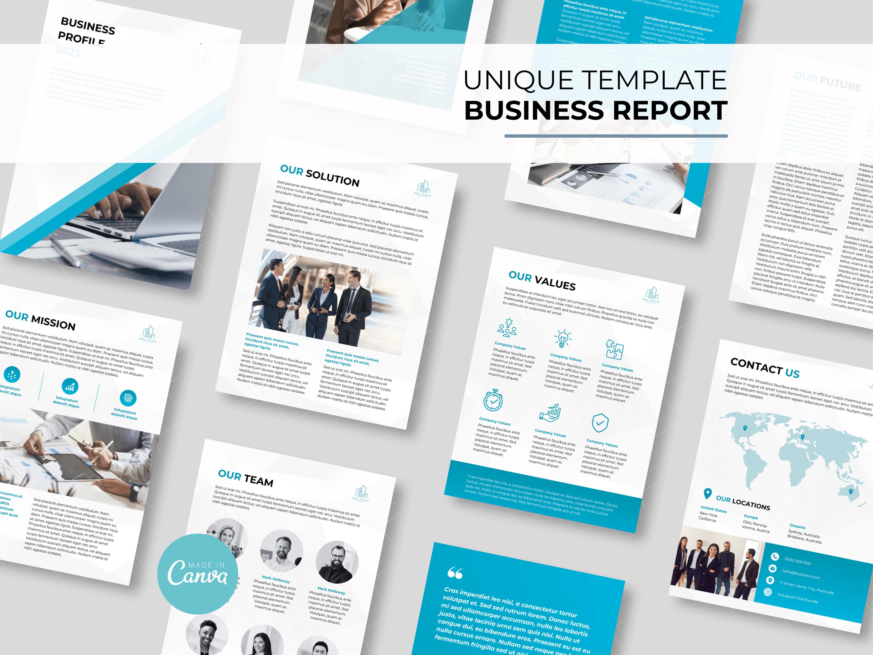 Business Document Template Business Proposal Template Modern Business ...