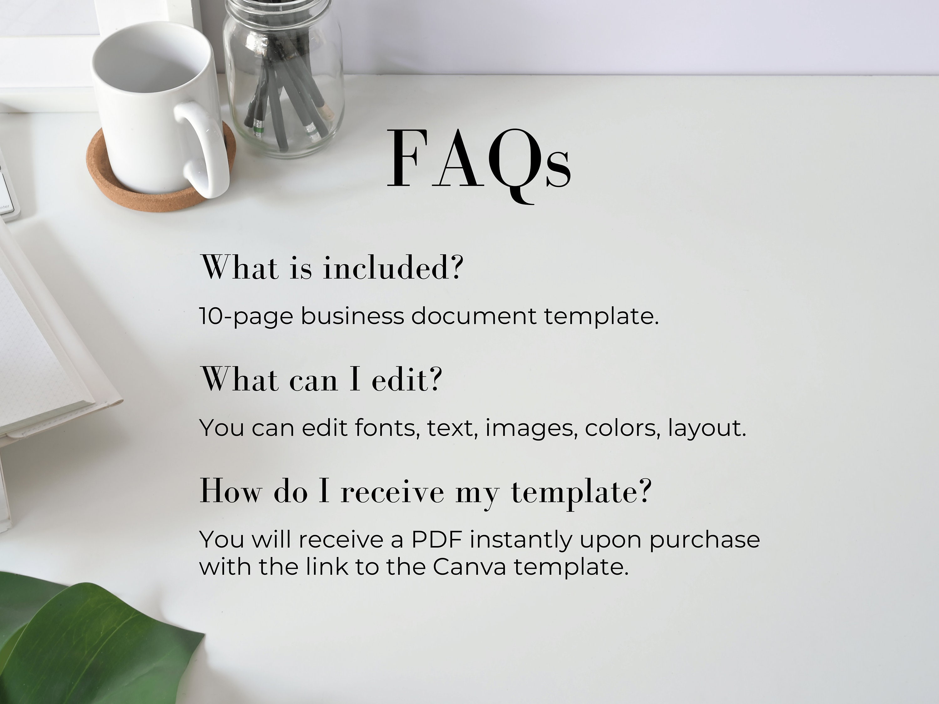 Business Document Template Business Proposal Template Modern Business ...