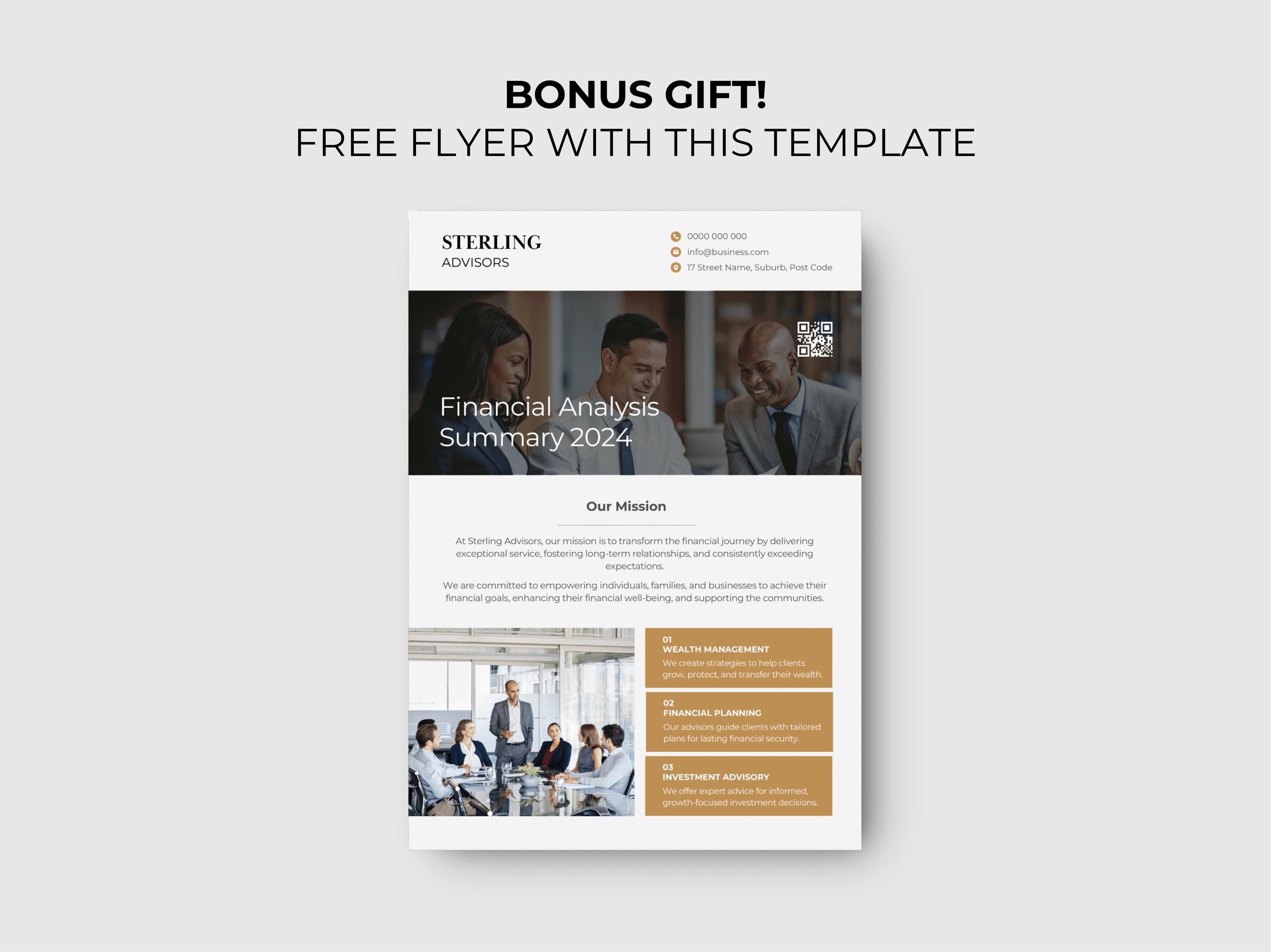 Luxury Document Template Business Plan Document Modern Document ...