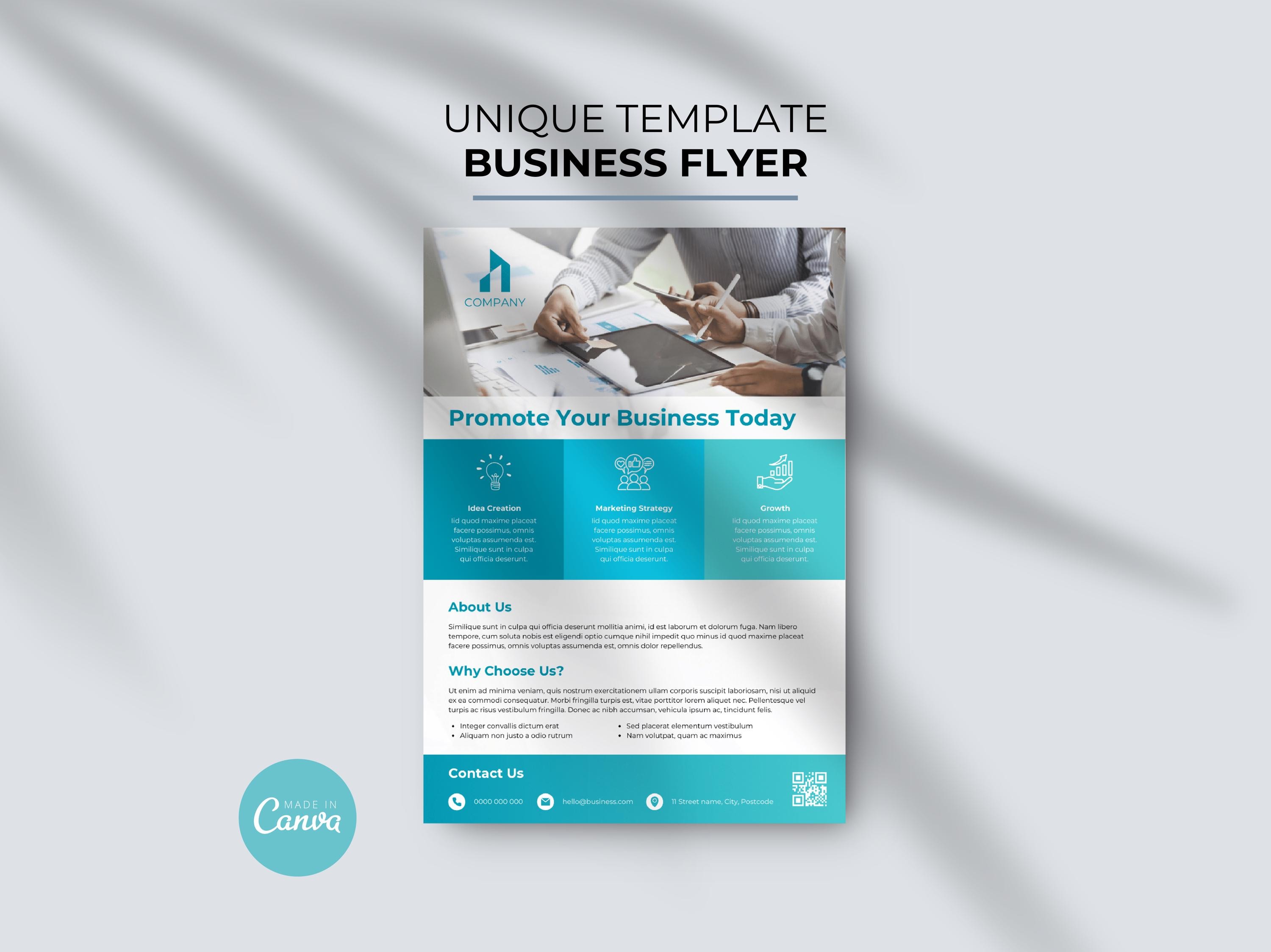 Business Flyer Corporate Flyer Template Canva Flyer Design Marketing ...
