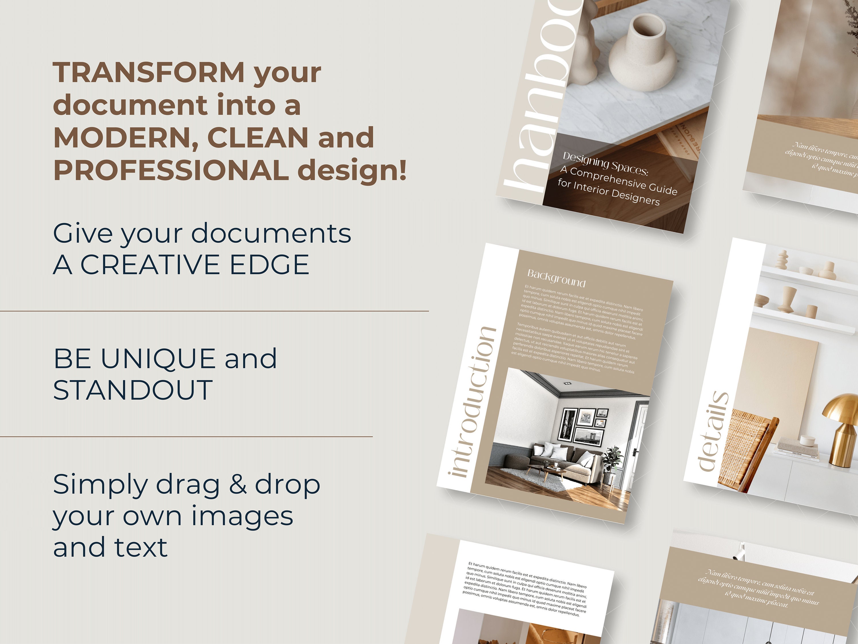 Interior Design Document Ebook Template Document Template Business Plan ...