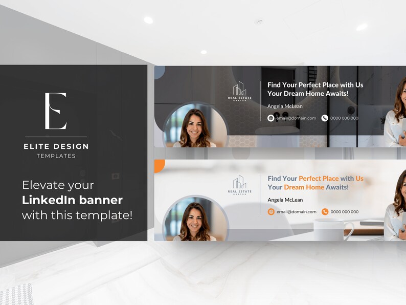 Modern Linkedin Banner Template Unique Canva Template Professional ...