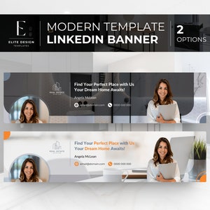 Modern Linkedin Banner Template Unique Canva Template Professional ...