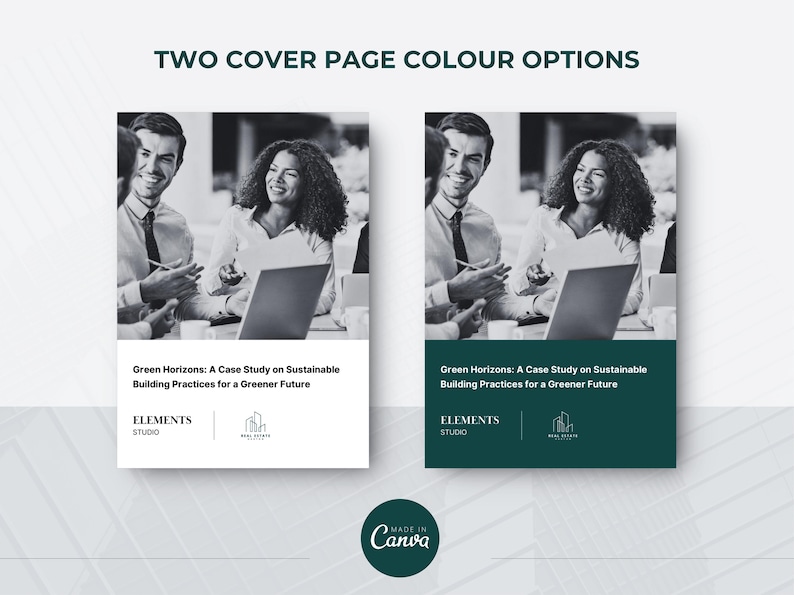 Case Study Template Modern Professional Canva Editable Customisable ...