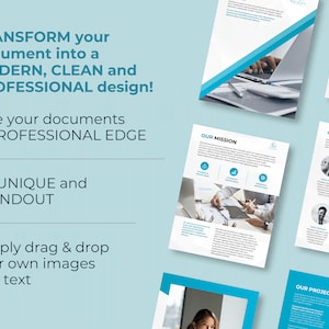 Business Document Template Business Proposal Template Modern Business ...