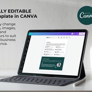 Case Study Template Modern Professional Canva Editable Customisable ...