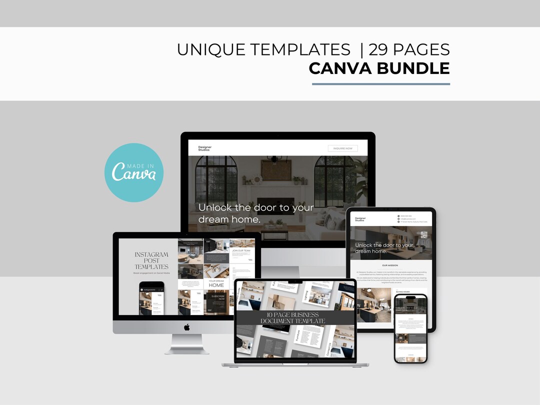 Brand Template Bundle | Startup Bundle | Small Business Owner Bundle ...