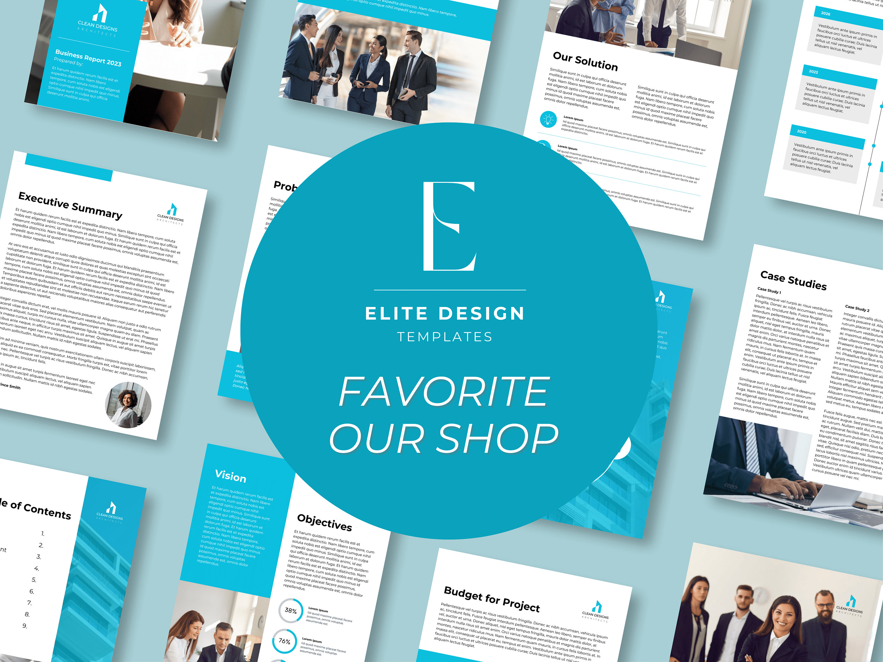 Business Document Template Business Proposal Real Estate Document ...
