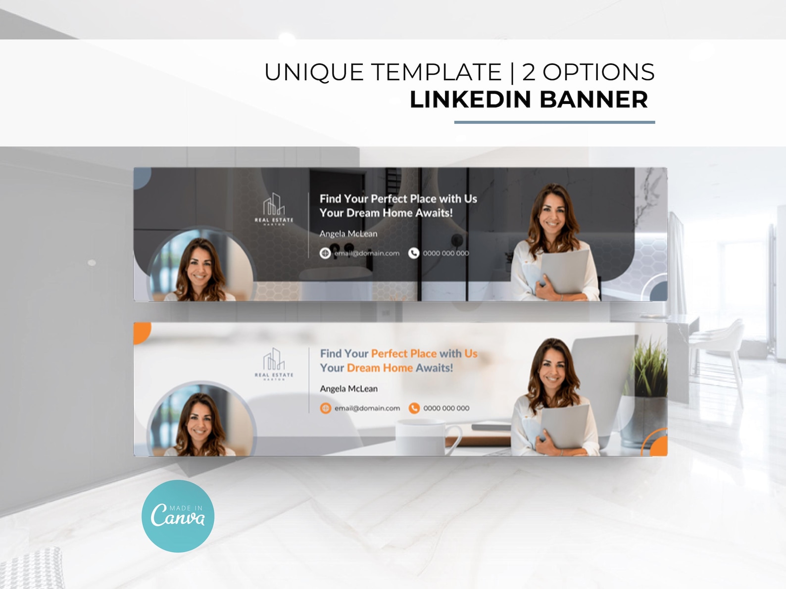 Modern Linkedin Banner Template Unique Canva Template Professional ...