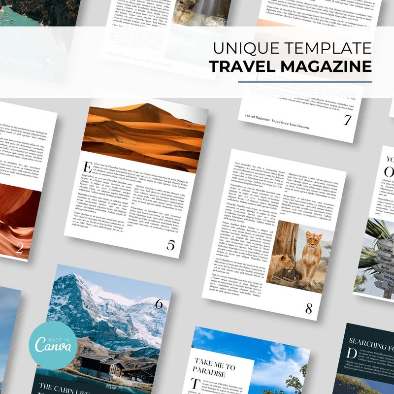 Travel Magazine Tour - Etsy UK