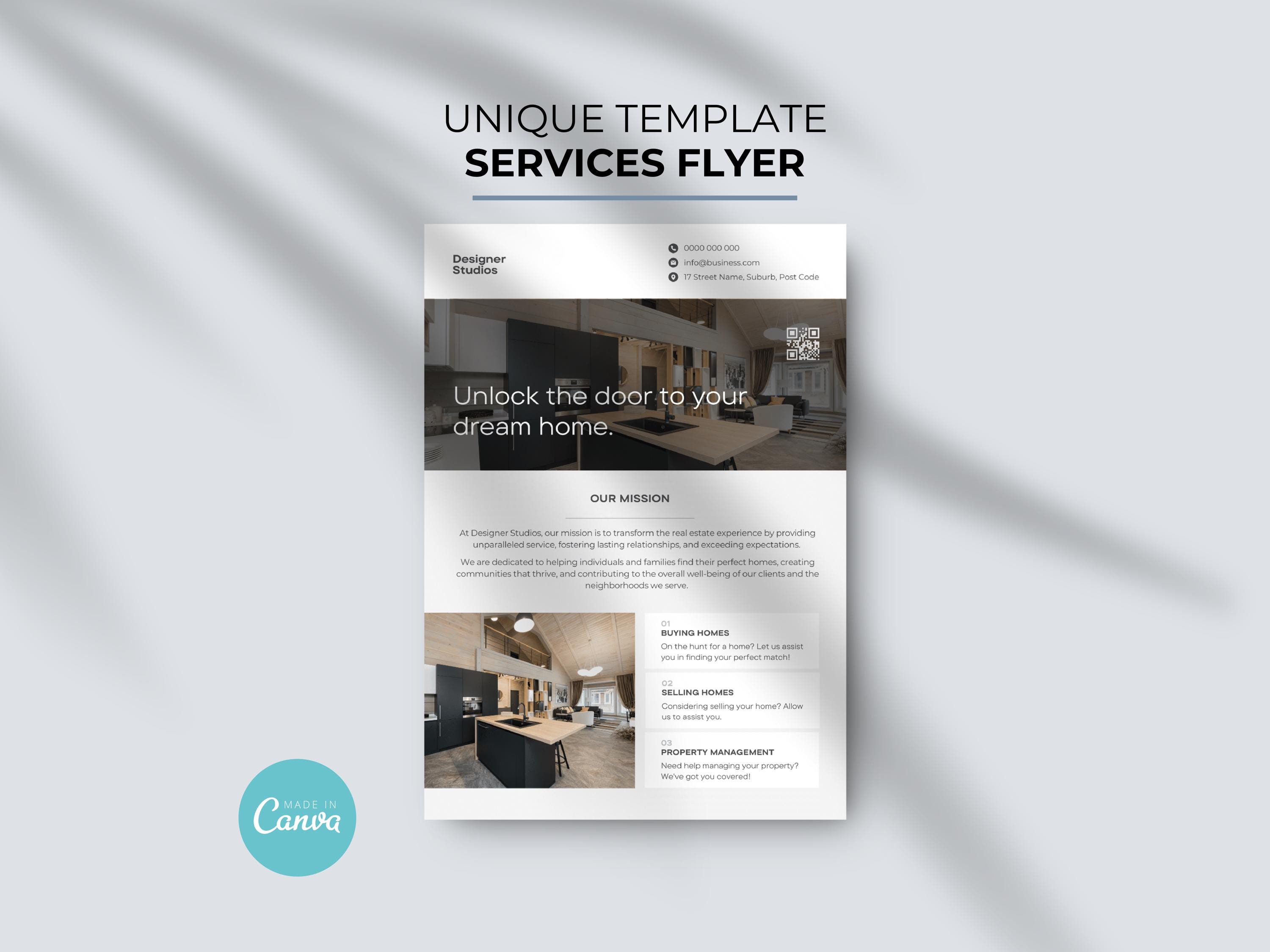 Services Flyer Template Corporate Business Flyer Template Modern ...