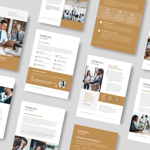 Luxury Document Template Business Plan Document Modern Document ...