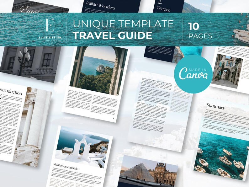 Travel Guide Template Architecture Template Travel Magazine Template ...
