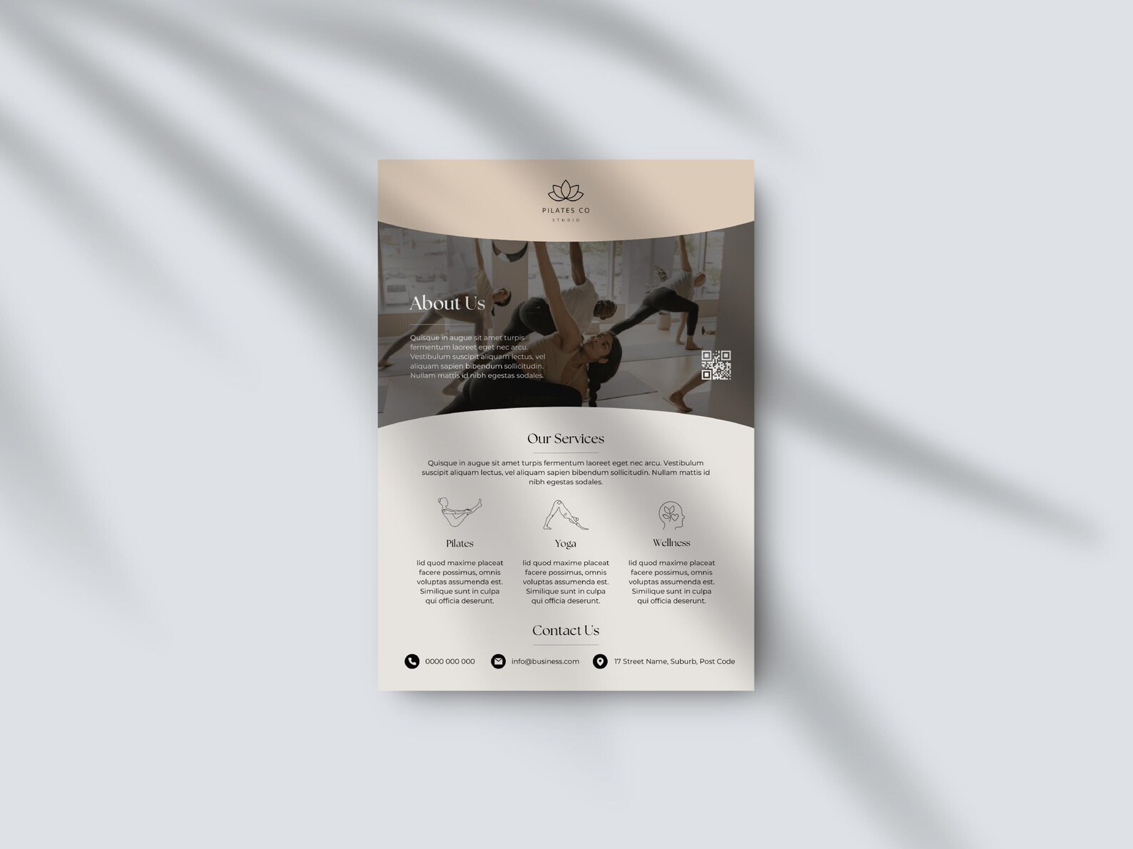 Pilates Flyer Services Flyer Marketing Flyer Small Business Flyer About ...