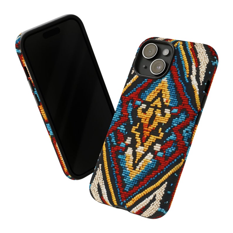 Native Indian 3D Needlework Boho Design Phone Case, American Indian ...