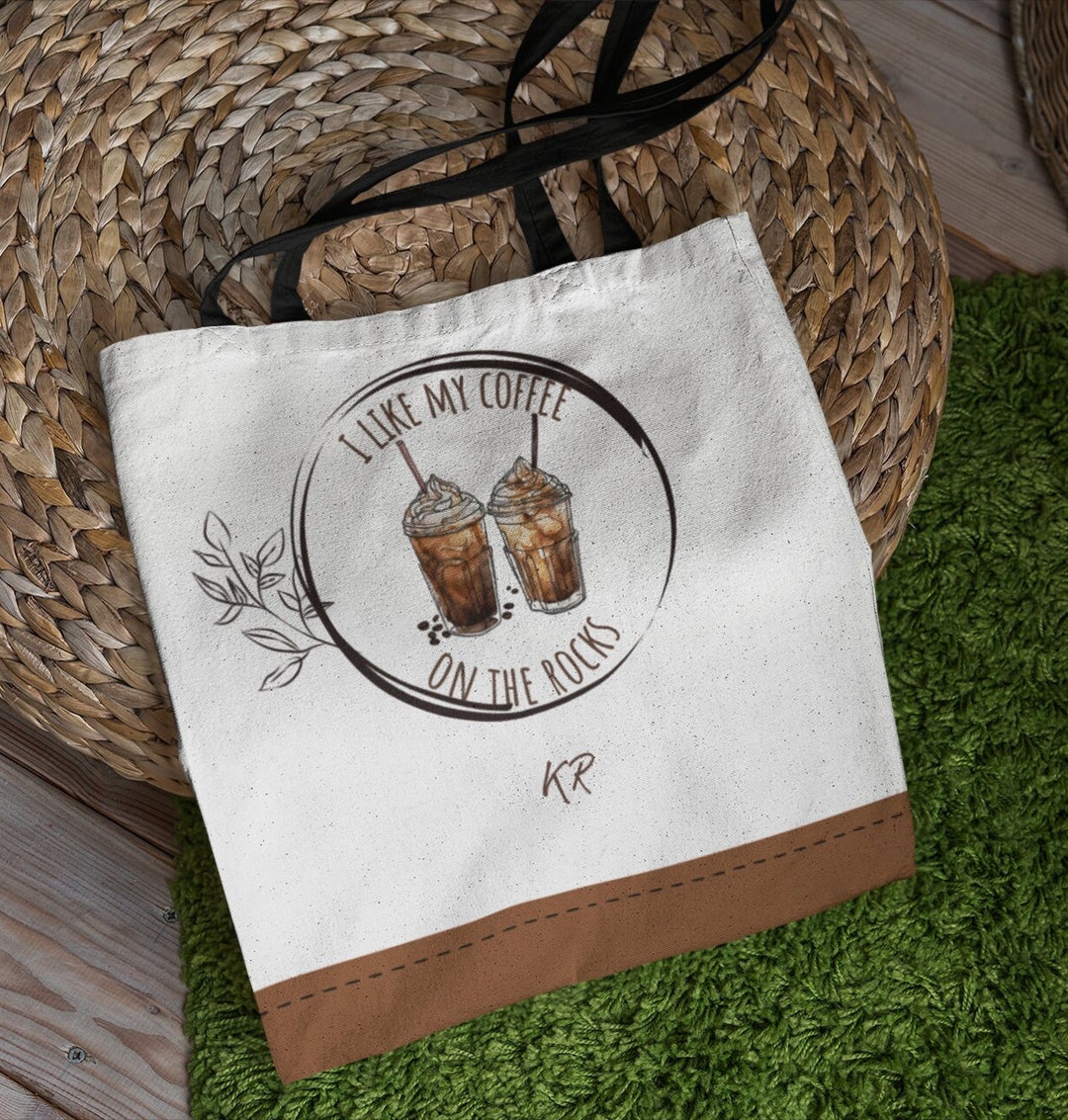 Personalized Monogram Tote Bag for Her, Customized Beach Bag, Iced ...