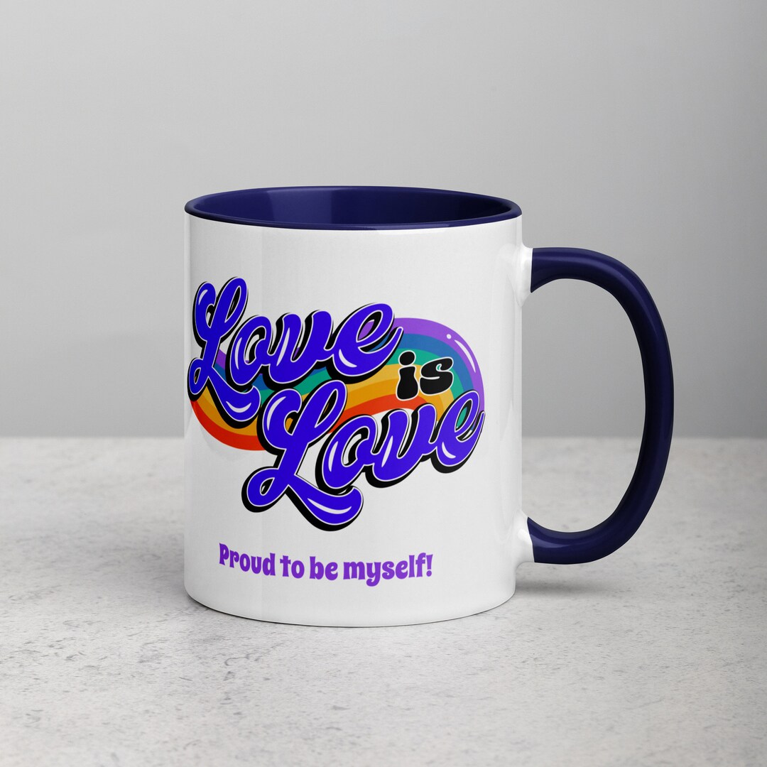 LGBTQ Pride Month Design Ceramic Coffee Mug With High Gloss Finish ...