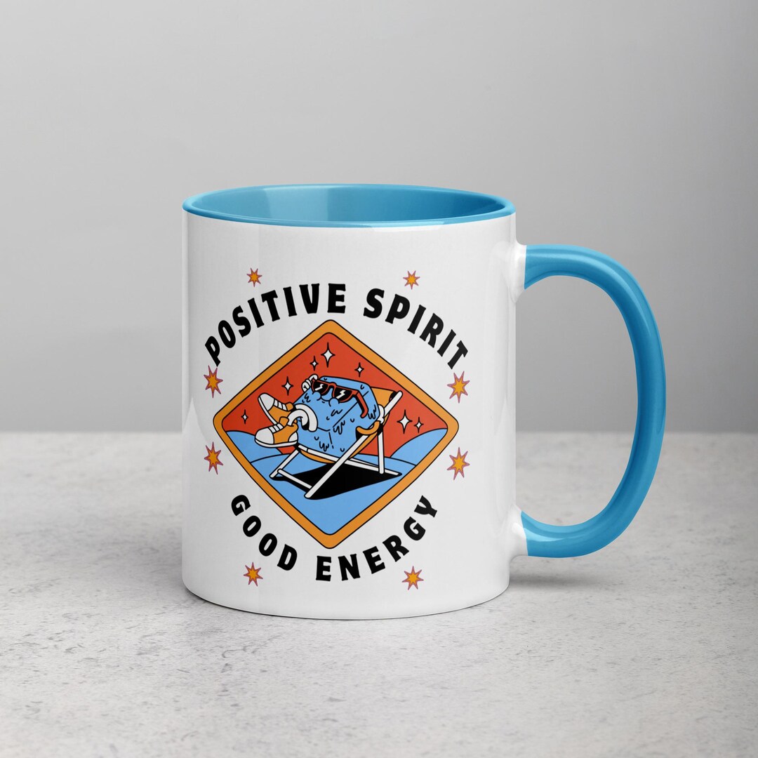 Positive Spirit, Good Energy | Cute Coffee Mugs, Gift for Her, Funny ...