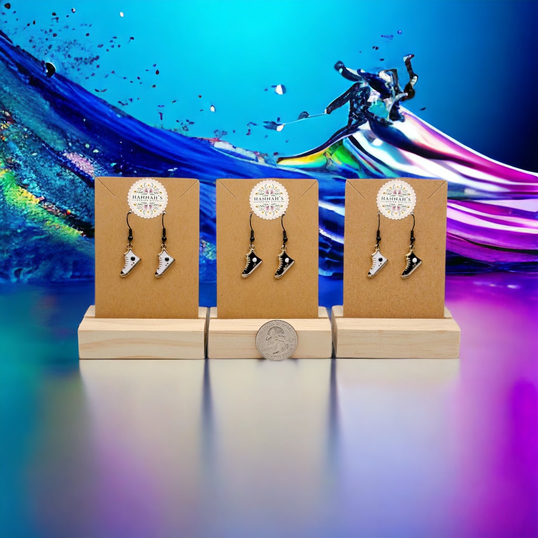 Converse Sneaker Shoes Earrings, Hypoallergenic Earring, Unique Gift ...