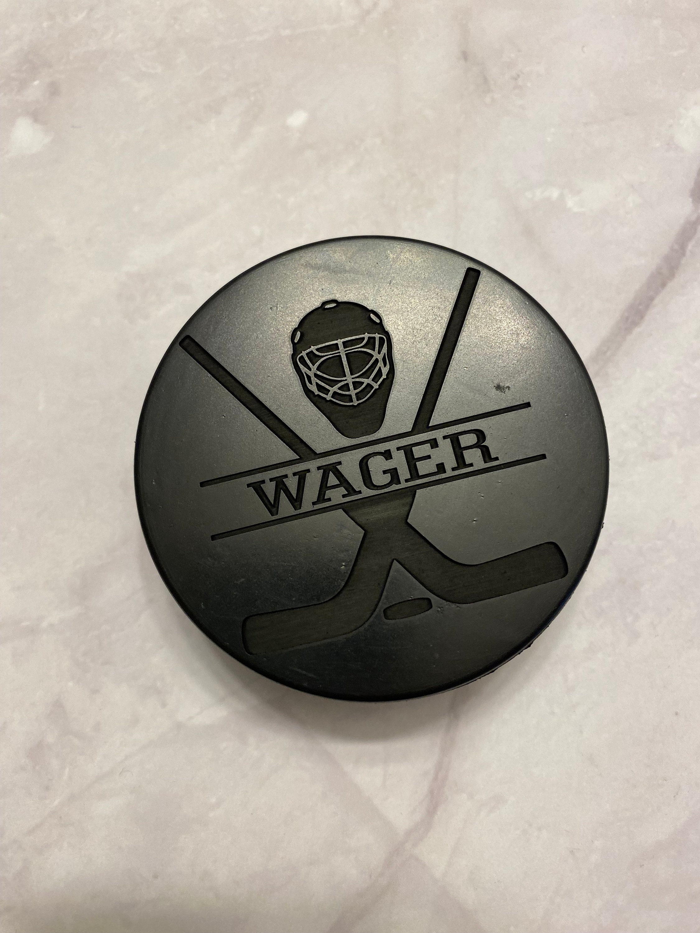 12 Hockey Puck Team Logo Personalized Pucks Hockey Teams Custom ...