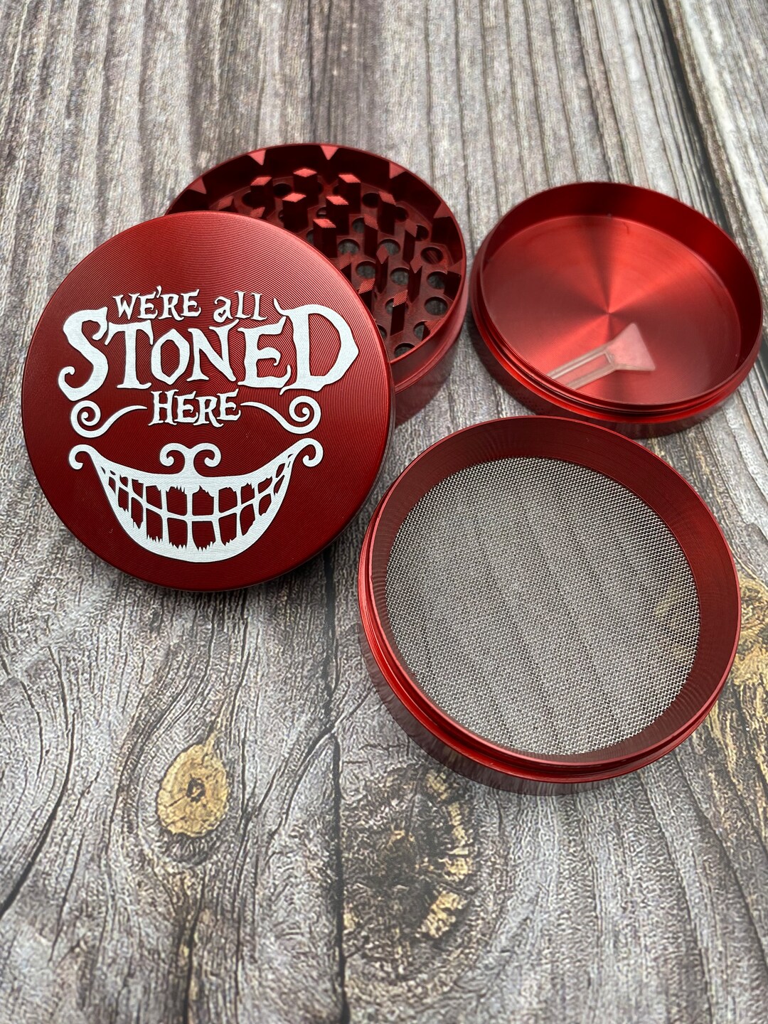 Metal Herb Grinder - Custom Engraved - Personalized Grinder - Unique ...