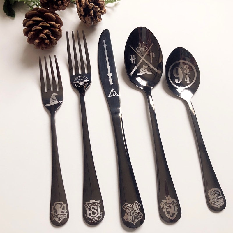 Unique Silverware Set - Etsy