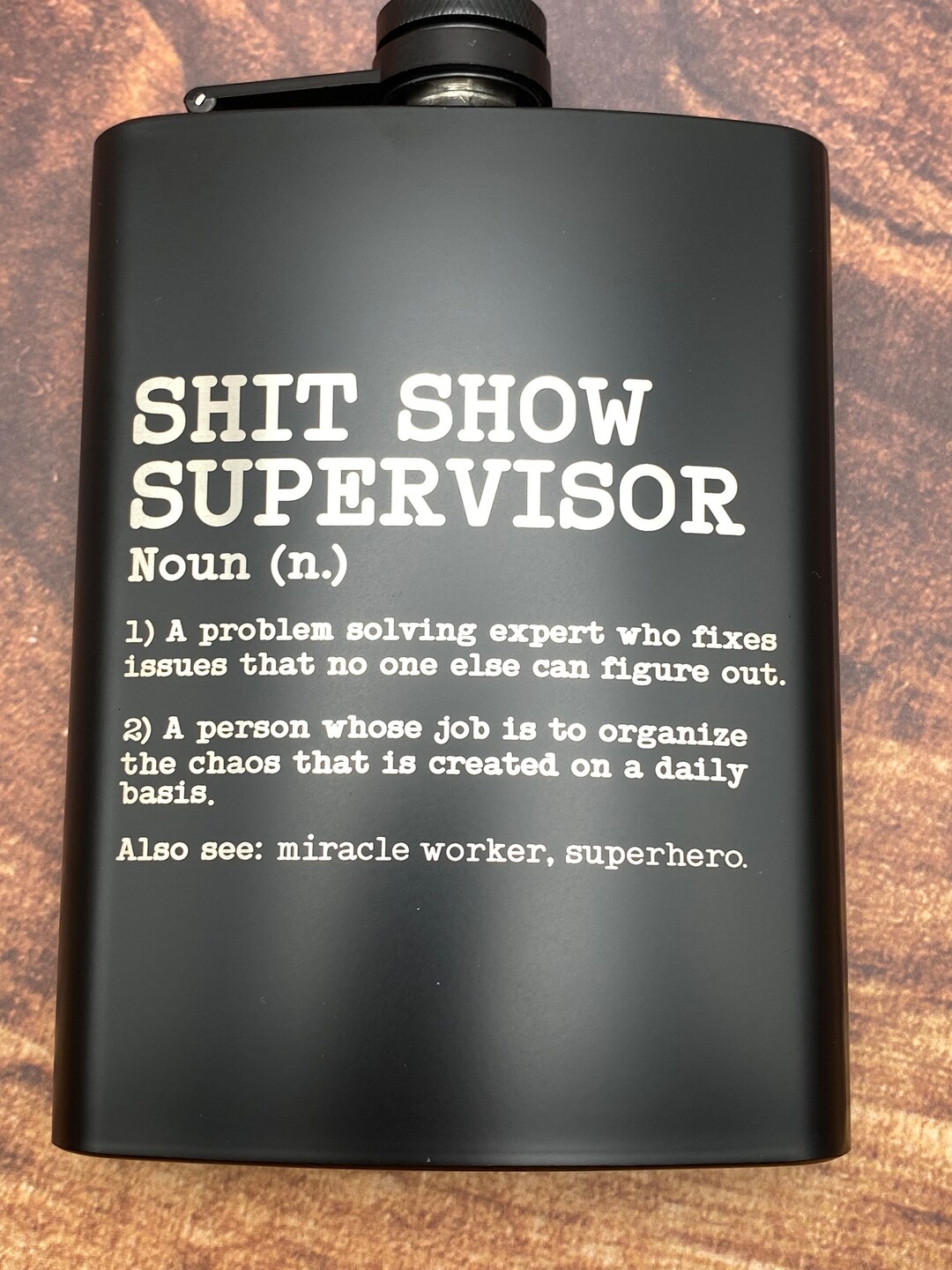 8oz Hip Flask • • Custom Engraved • Personalized Flasks • Unique Gifts ...