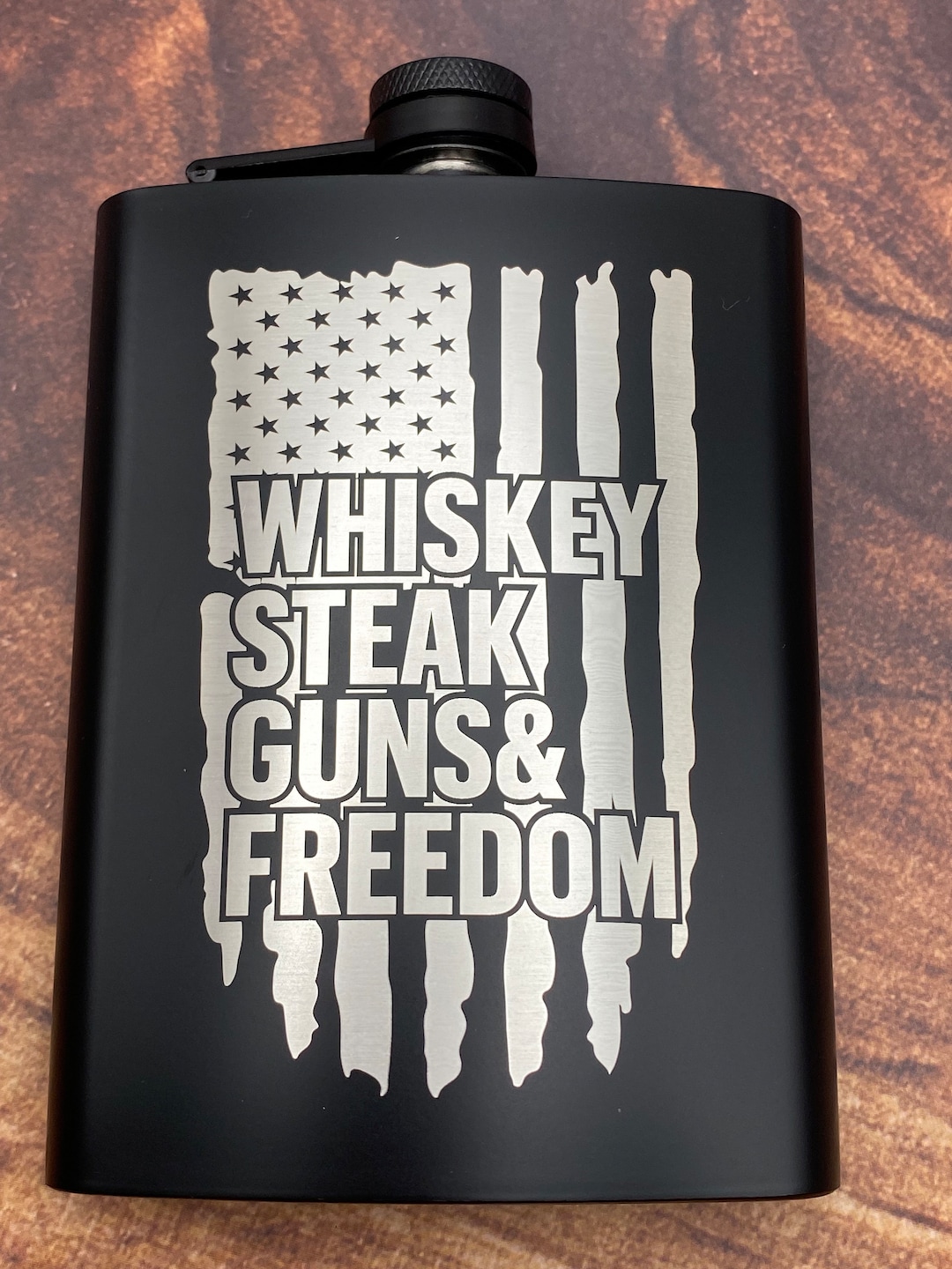 8oz Hip Flask • • Custom Engraved • Personalized Flasks • Unique Gifts ...