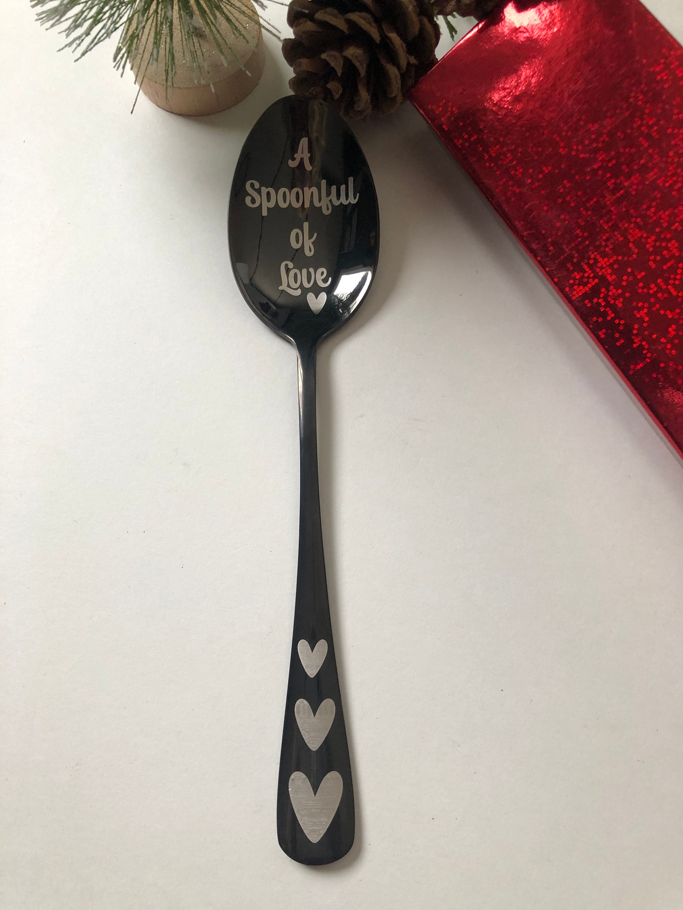 Custom Engraved Spoon Personalized Spoon Kitchen Utensils Silverware ...