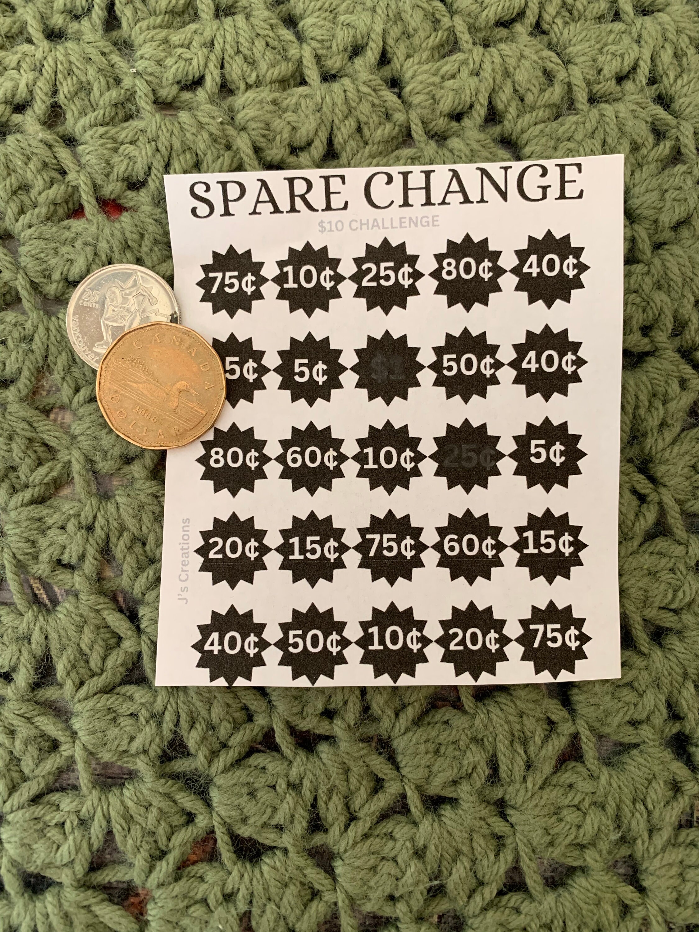 Spare Change SAVING CHALLENGE! DIGITAL Download - Etsy