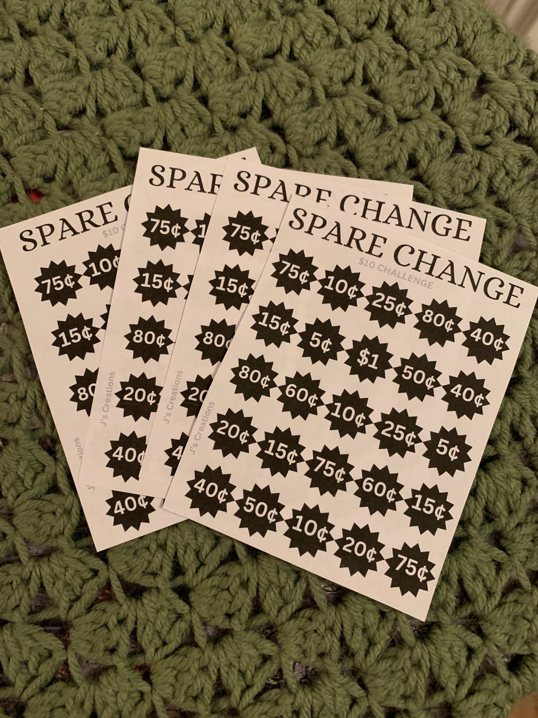 Spare Change SAVING CHALLENGE! DIGITAL Download - Etsy