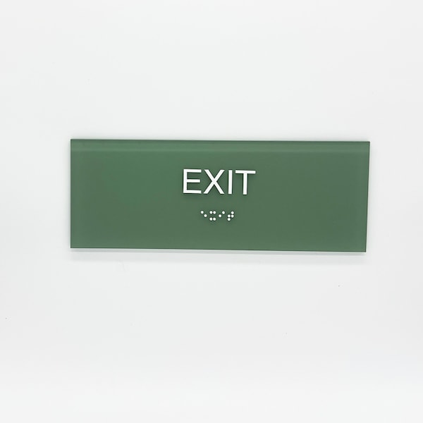 Acrylic Exit Office Sign - Etsy