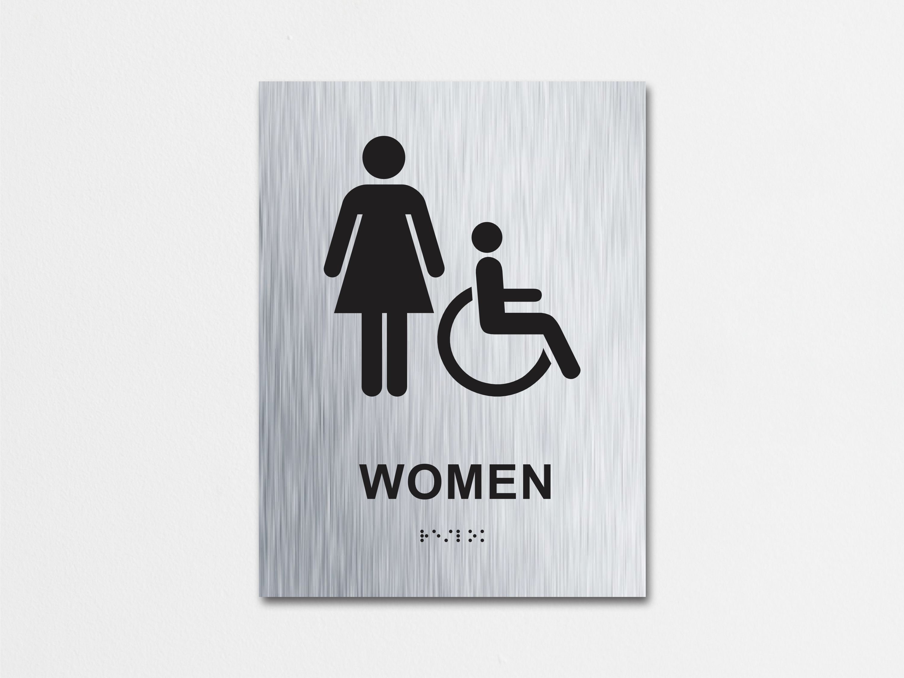 Restroom Sign, ADA Compliant Sign, ADA Signs, ADA Restroom, Business ...