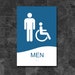 Restroom Sign, ADA Compliant Sign, ADA Signs, ADA Restroom, Business ...