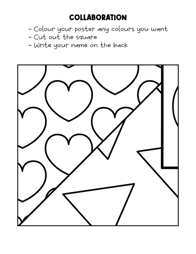 French Orange Shirt Day Collaborative Poster Art Coloring Page ...