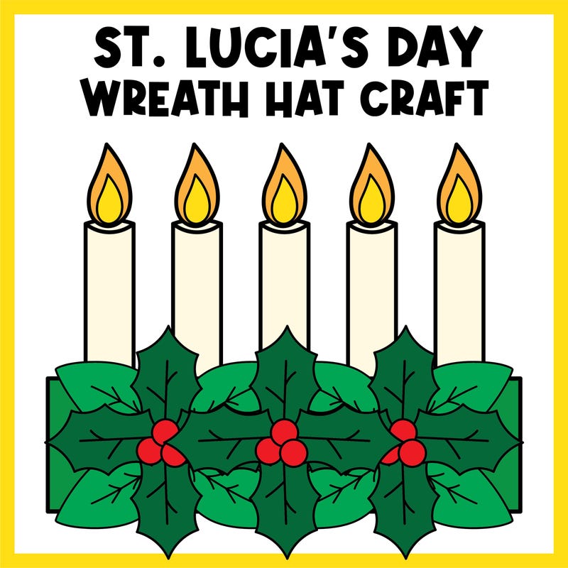 St Lucia Crown With Candles - Etsy