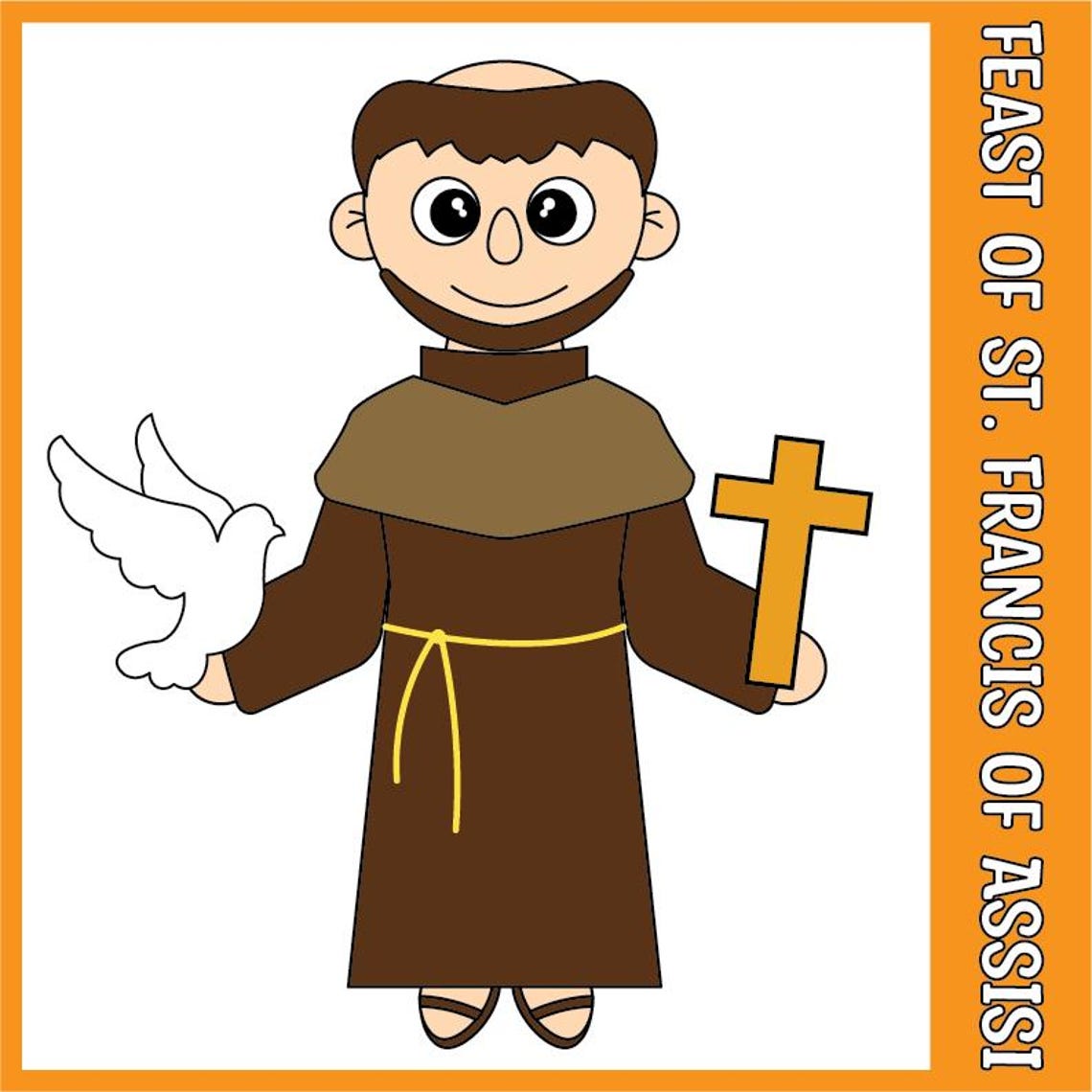 Saint Francis of Assisi Printable Activity, Printable and Coloring ...