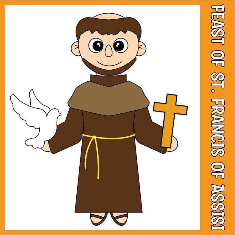 Saint Francis of Assisi Printable Activity, Printable and Coloring ...