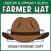 Labor Day & Community Helpers Hat Craft, Farmer Hat Paper Crown Craft ...