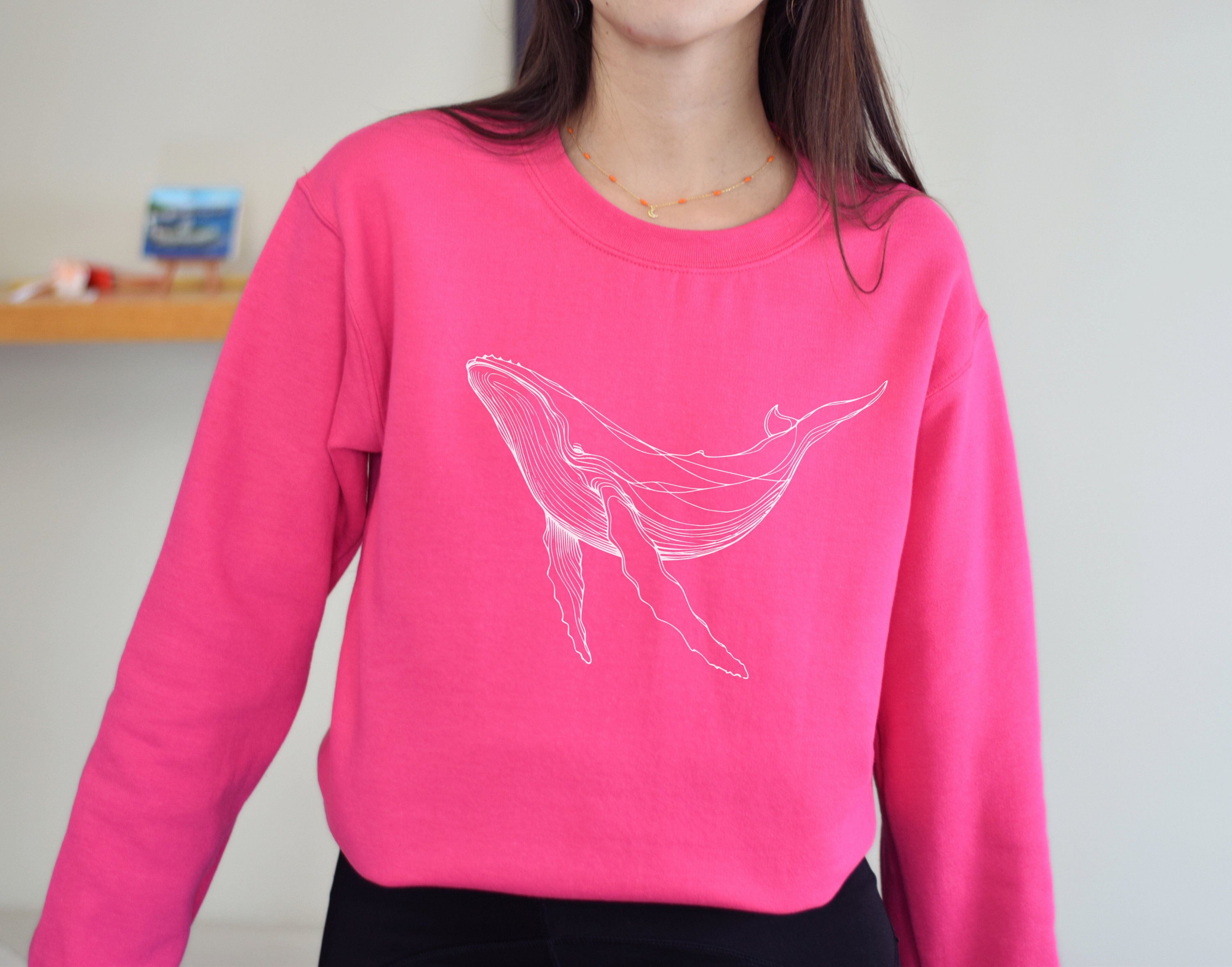 Humpback Whale Sweater, Whale Sweatshirt, Ocean Animal Jumper, Biology ...
