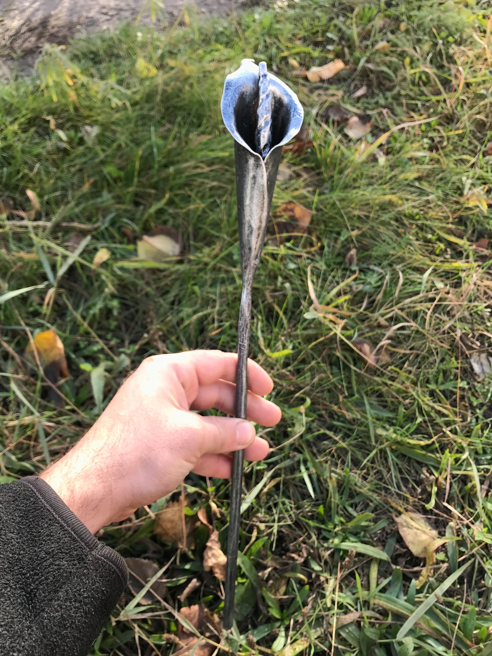 Forged Calla Lily, Metal Lily, 6th Anniversary Gift, Iron Anniversary ...
