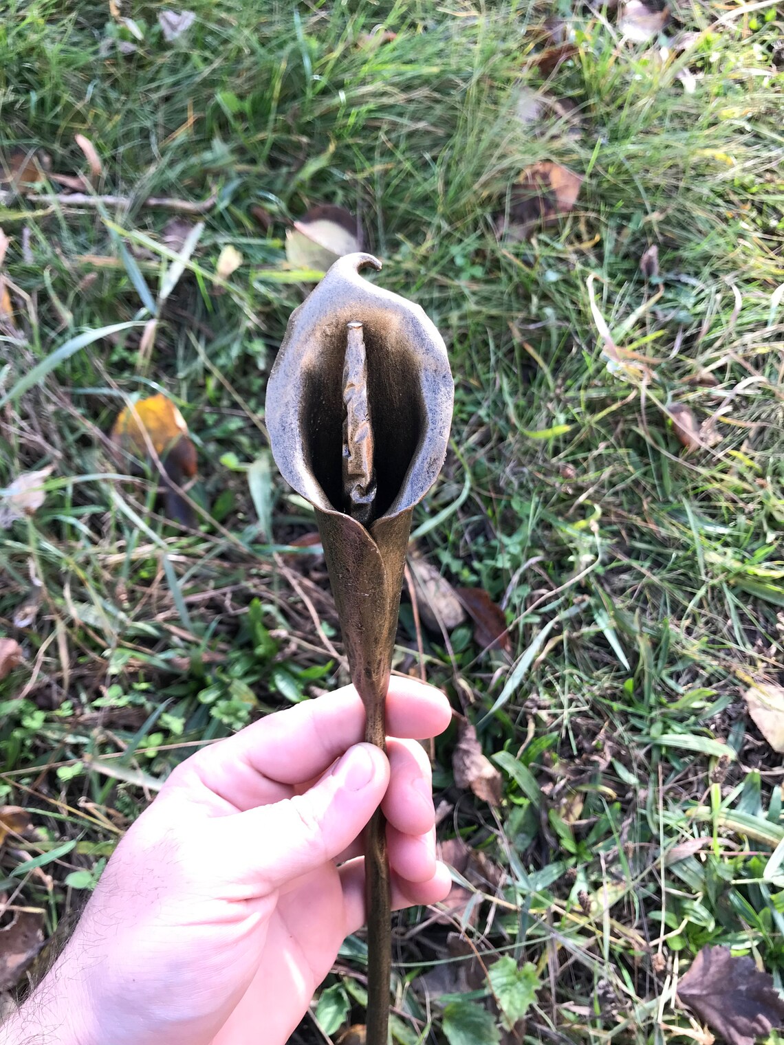 Forged Calla Lily, Metal Lily, 6th Anniversary Gift, Iron Anniversary ...